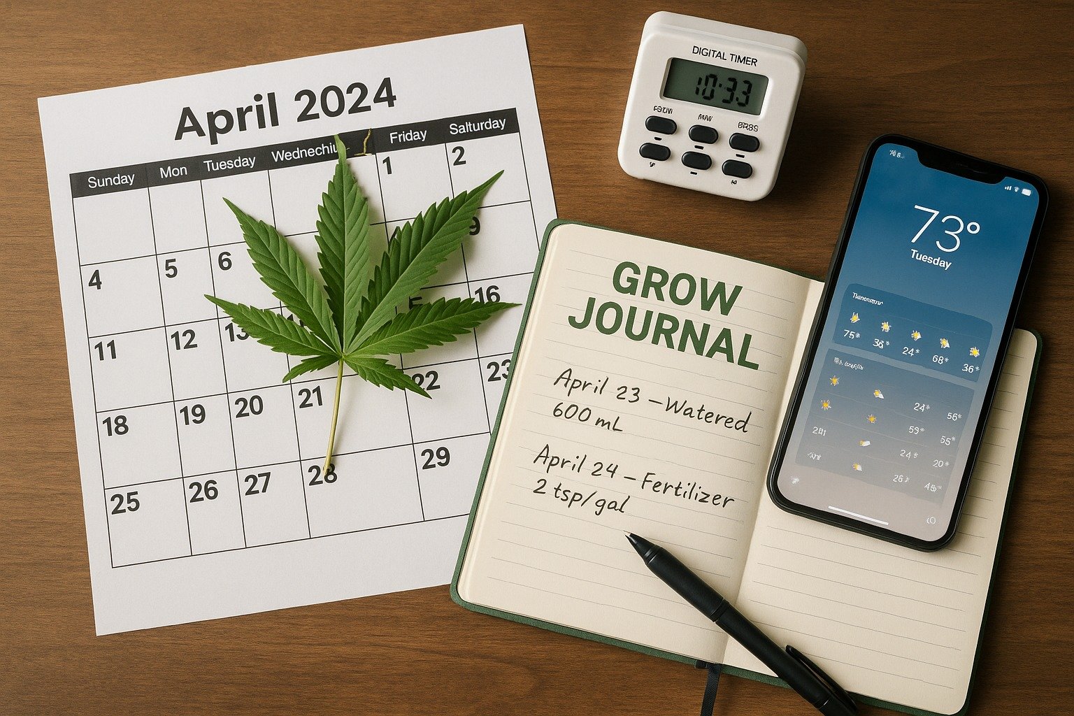 Cannabis Growing Calendar: Guide for Indoor & Outdoor Growers